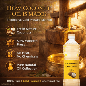 Cold Pressed Coconut Oil– 500 ml – InfiniGoal